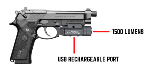 Best Weapon Lights For Beretta M9A3 [92FS] - Combat Ready